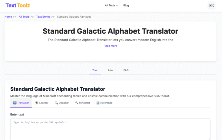 How to Read the Minecraft Enchanting Table Language (SGA) - Texttoolz Blog